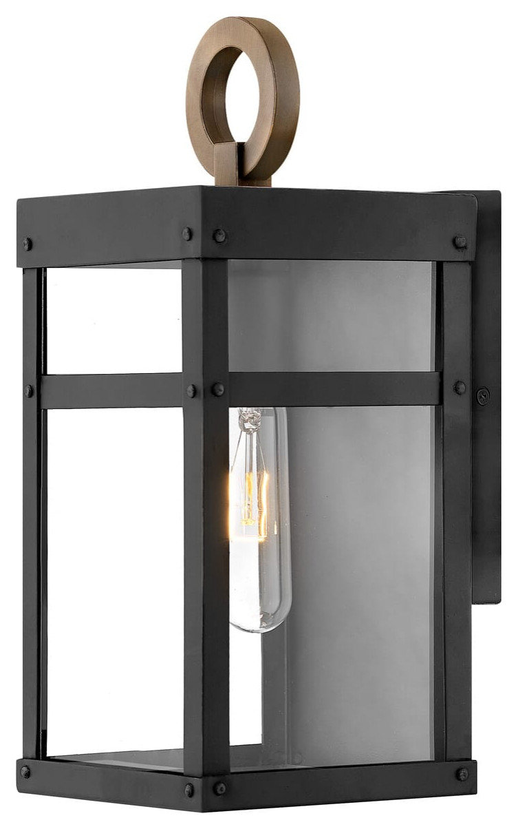 Black LED Wall Mount from the Porter Collection, 5.500 - Transitional ...
