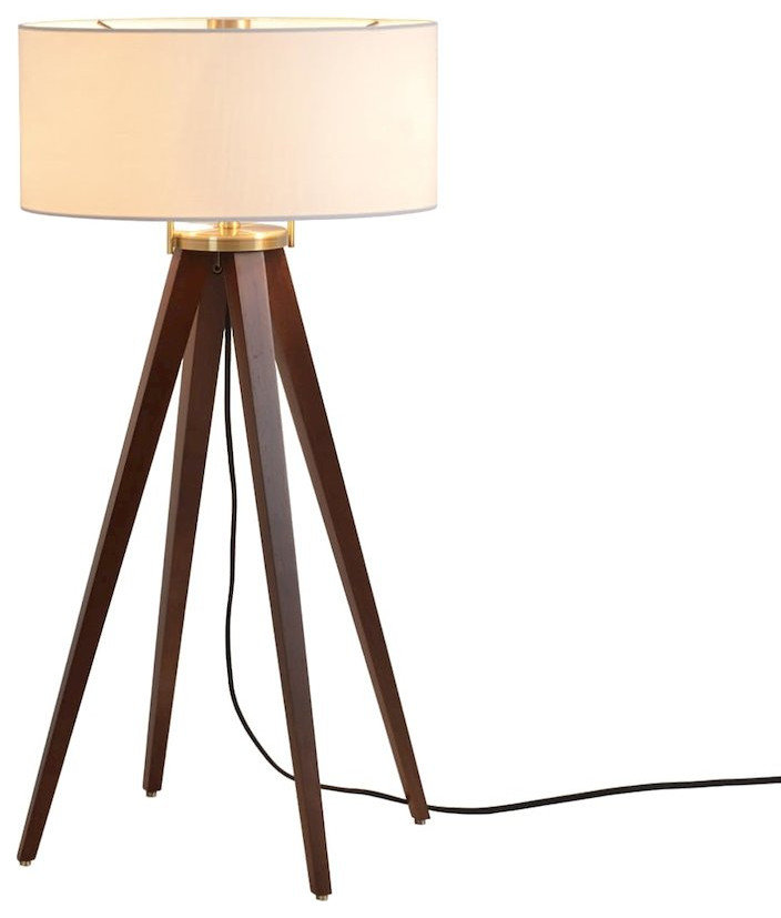Quattro Table Lamp - Dark Walnut - Contemporary - Bar Stools And ...
