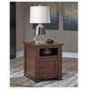 Budmore Casual Brown Rectangular End Table - Transitional - Side Tables ...