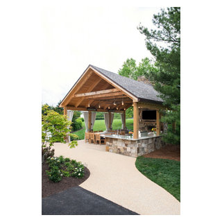Backyard Pavilion - Craftsman - Patio - DC Metro - by D. A. Dunlevy | Houzz
