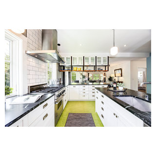 Double Gable House - Transitional - Kitchen - Seattle - by Shoegnome ...