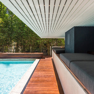 75 Beautiful Mid-Century Modern Deck With A Pergola Pictures & Ideas ...