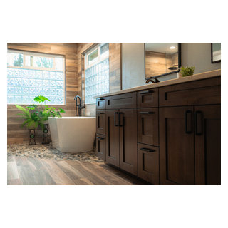 Bothell Nature Oasis - Rustic - Basement - Seattle - by Designed Smart ...