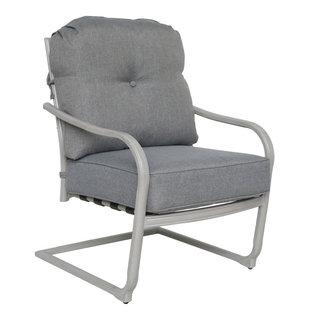 Venice Aluminum C Spring Chair, Set of 2 - Transitional - Outdoor ...