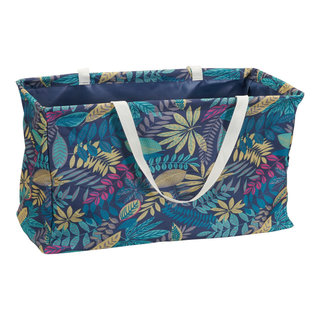 Canvas Utility Tote With Handles - Tropical - Storage Bins And Boxes ...