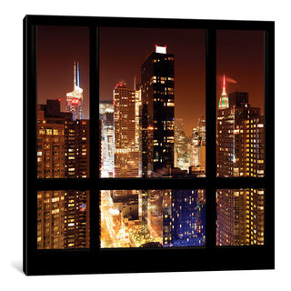 "Manhattan Window View" by Philippe Hugonnard, 12x12x.75, 18x18x1.5 ...