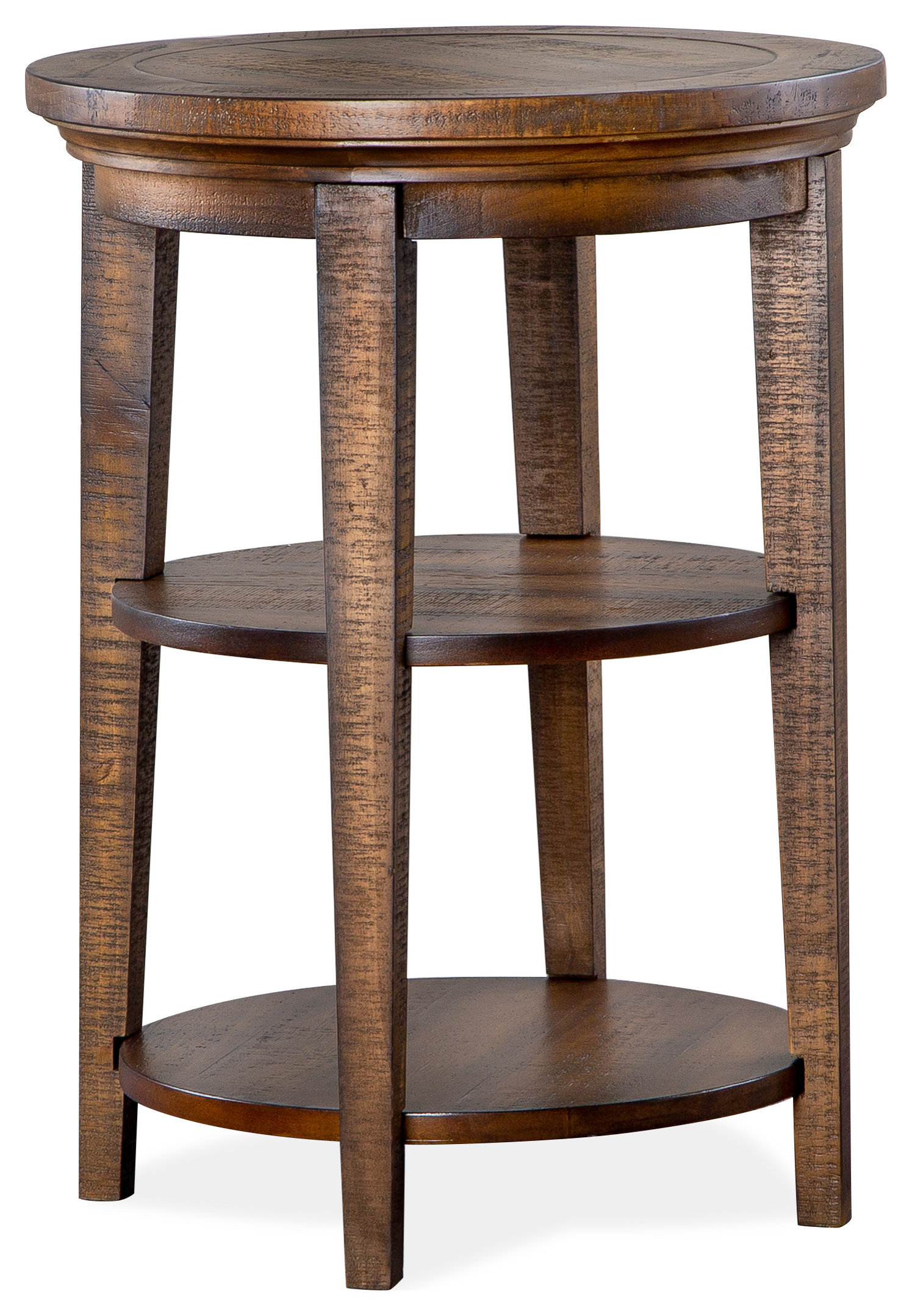Round Accent End Table - Rustic - Side Tables And End Tables - by ...