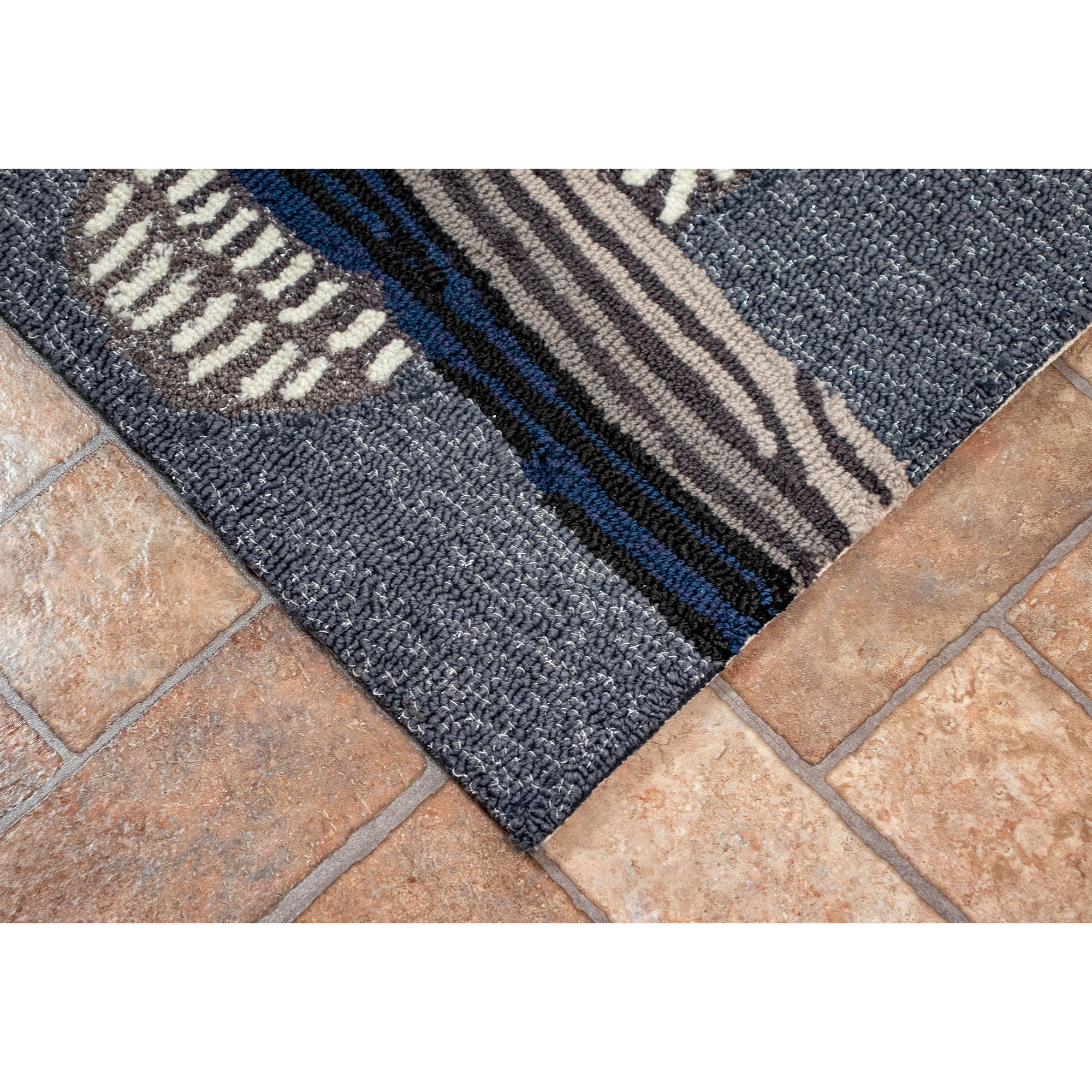 Frontporch Owls Indoor/Outdoor Rug Night, 2'x5' - Rustic - Outdoor Rugs ...