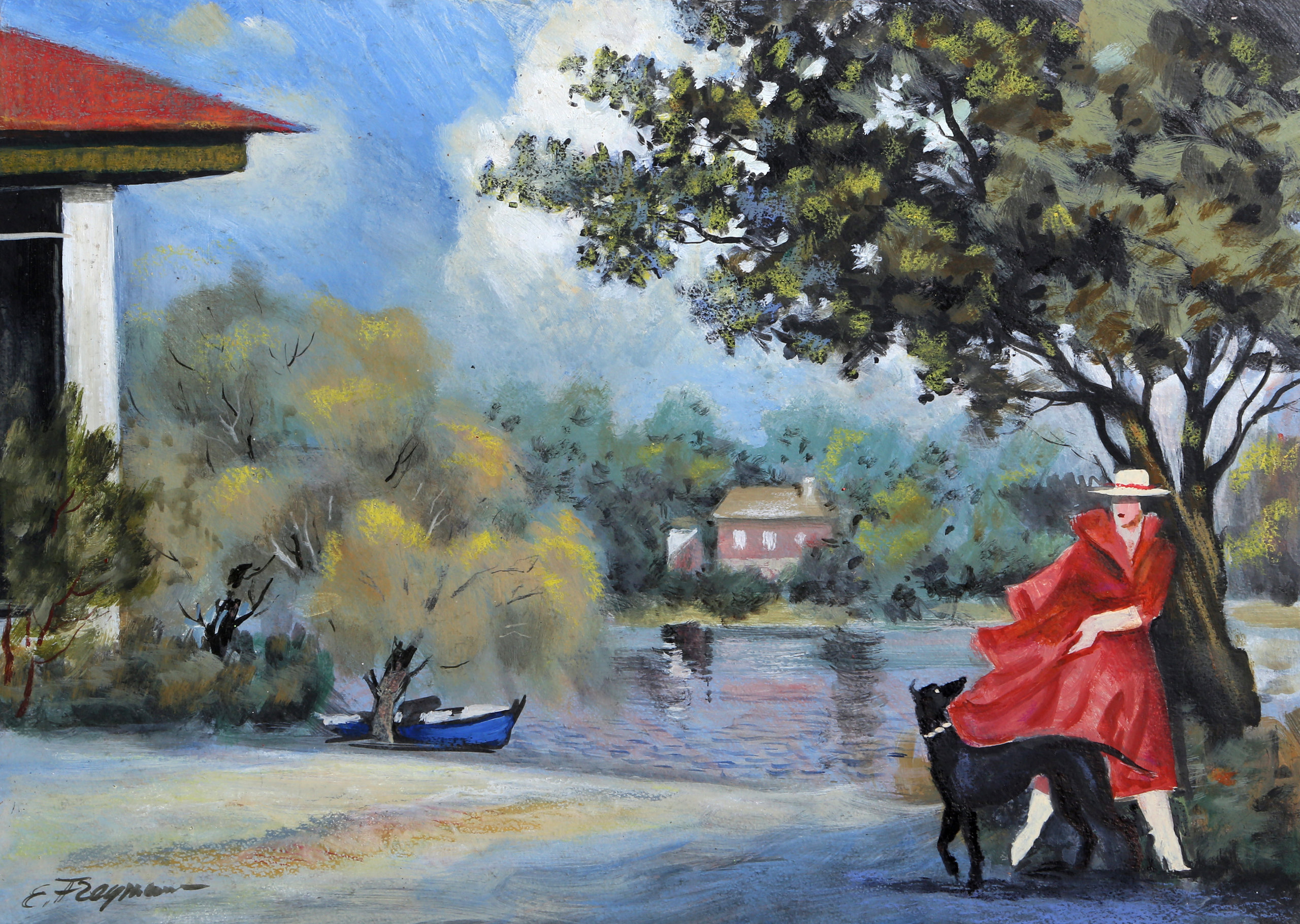 Sunny Day, Erik Freyman, 11x13 - Contemporary - Paintings - by ...