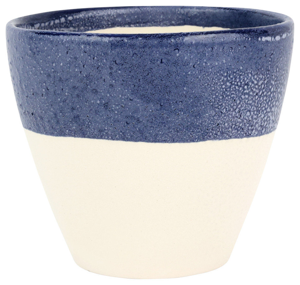 Viva Garden Reactive Medium Cachepot - Contemporary - Outdoor Pots And ...