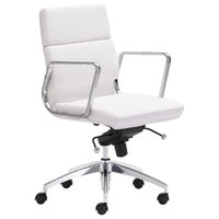 Engineer Low Back Office Chair White - Contemporary - Office Chairs ...