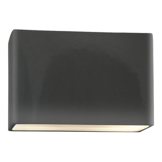 Ambiance Really Big Wide Rectangle Outdoor Wall Sconce, Closed, 16 ...