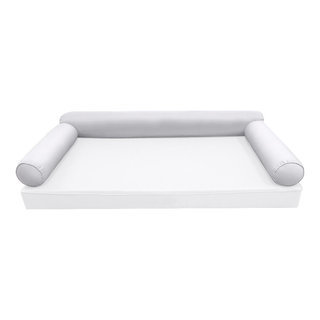 Style 6 Full Size Pipe Trim Bolster Pillow Cushion Outdoor Slip Cover ...