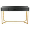 Black and Gold Console Table - Contemporary - Console Tables - by ...