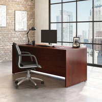 Pemberly Row 72" x 30" Engineered Wood Desk Shell in Classic Cherry ...