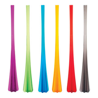 Mastrad Assorted Color Cocktail Muddler-Straw, Set of 6 - Contemporary ...