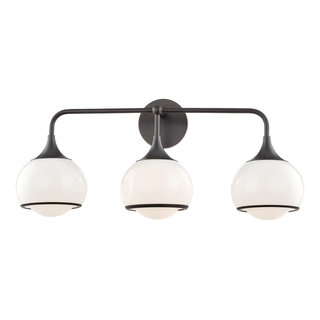 Reese 3-Light Wall Sconce - Contemporary - Bathroom Vanity Lighting ...