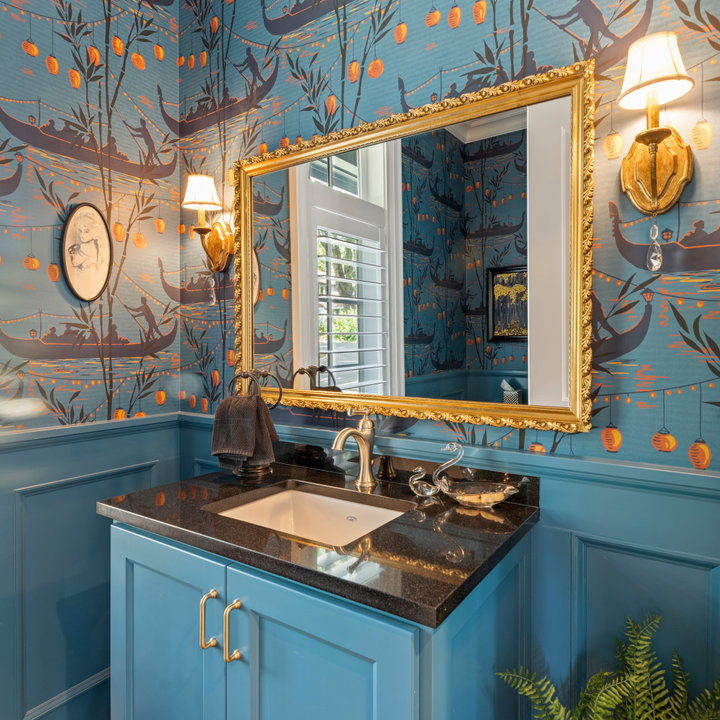 75 Beautiful Traditional Powder Room Ideas & Designs - June 2024 | Houzz AU