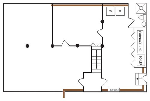 finished basement layout