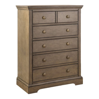 Hanley 5-Drawer Chest, Cashew - Contemporary - Bar Stools And Counter ...
