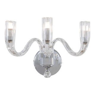 Metropolitan N9183 3 Light 12"W Uplight Wall Sconce - Transitional ...