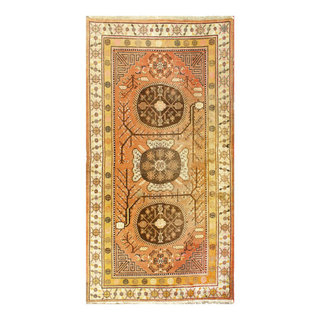 Rust Antique Khotan 5'6''x10'5'' - Mediterranean - Area Rugs - by ...