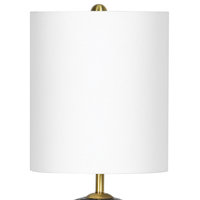 Nyx Travertine Mini Lamp, Black - Transitional - Table Lamps - by ...