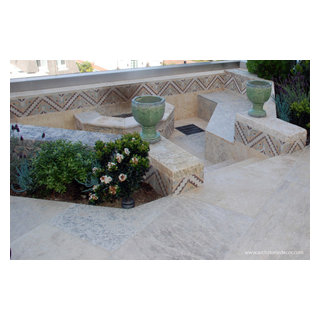 Moroccan Style Stone Fire Pit - Traditional - Patio - Other - by ...