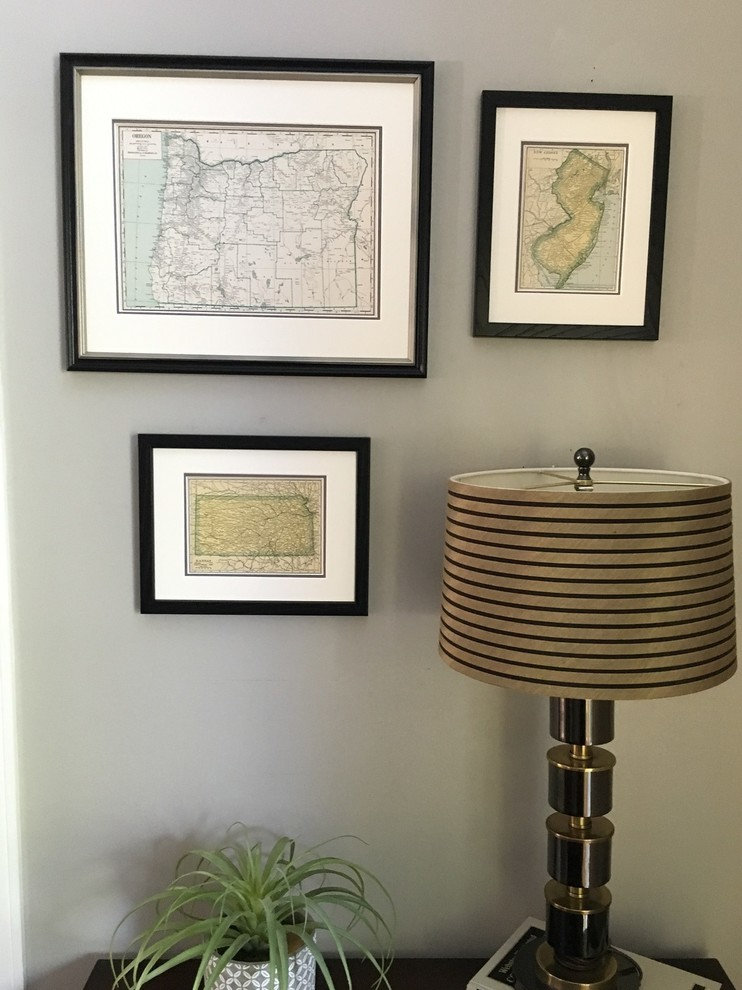 Vintage New Jersey Map, Framed Original New Jersey State Map- Authentic ...