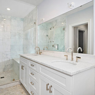 75 Beautiful Stone Slab Bathroom Pictures & Ideas | Houzz