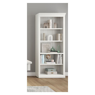 Modern Wood Open Bookcase Office Bookcase Office Shelving Fully ...