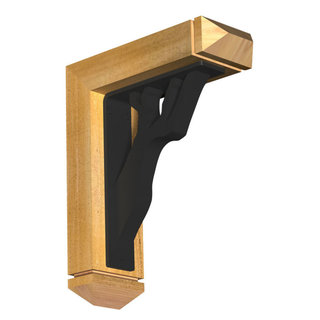 Damon Arts and Crafts Ironcrest Bracket Triple Brace, 2" Thick, 11-1/2 ...