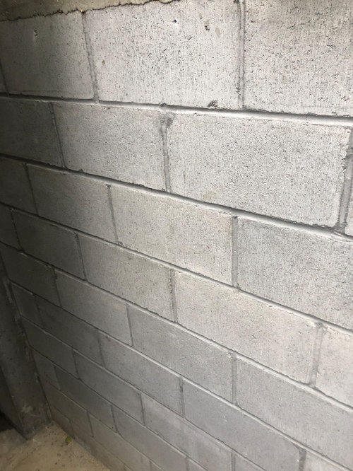 Parging block wall or not?
