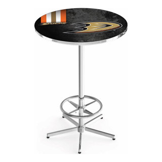 Holland L216 03 Anaheim Ducks 42x36" Pub Table - Chrome - Contemporary ...