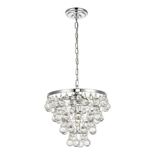 Kora 3 Light Pendant, Chrome - Contemporary - Pendant Lighting - by ...