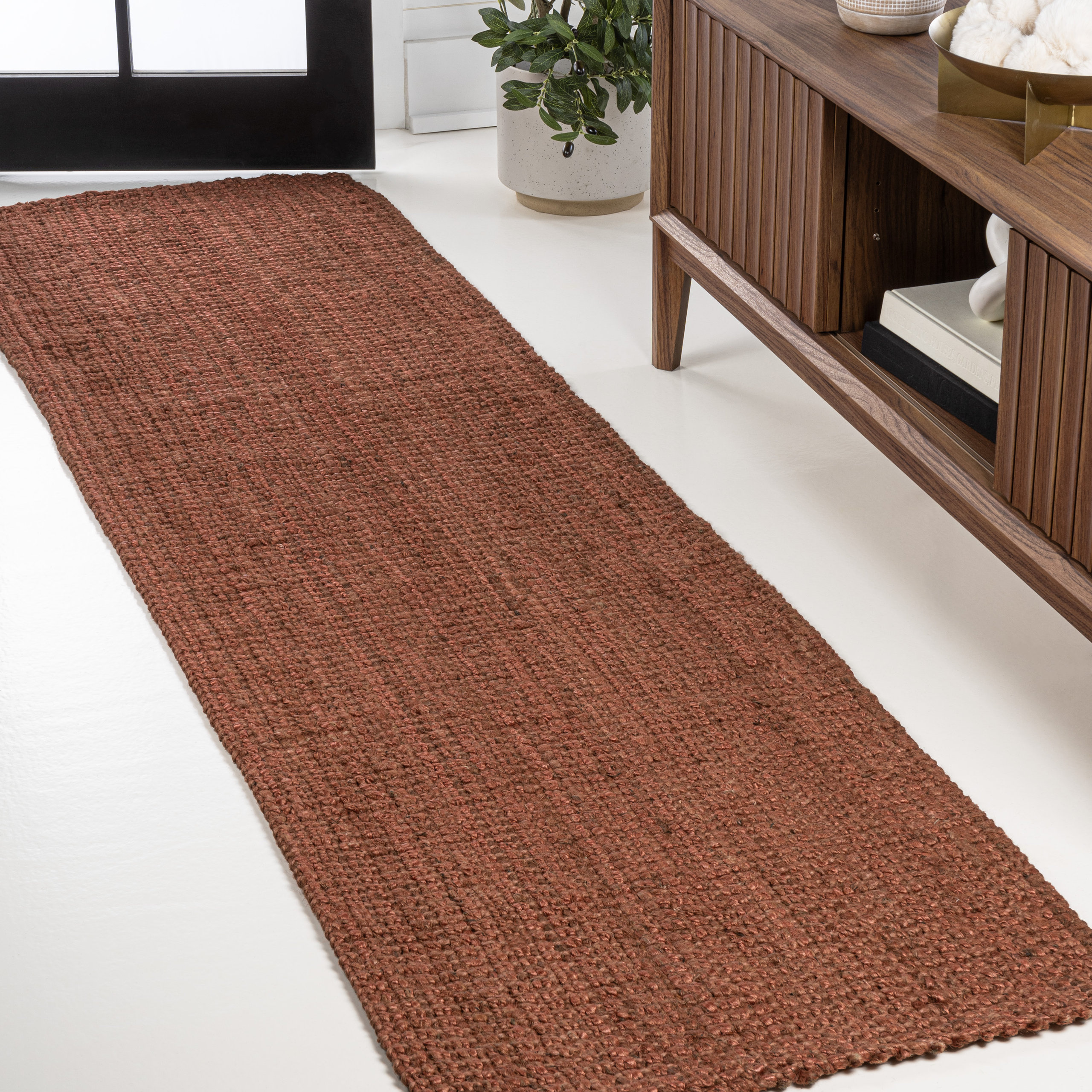 Pata Hand Woven Area Rug, 2 X 8 - Beach Style - Hall And Stair Runners ...
