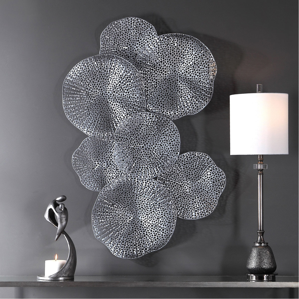 Ripley , Metallic Pewter - Contemporary - Wall Sculptures - by Buildcom ...