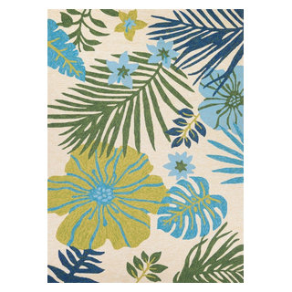 Couristan Covington 5356 Ivory And Fern Rug, 2'x4', 8'x11 ...