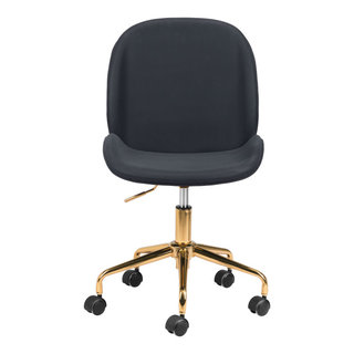 Parrish Office Chair Black - Contemporary - Office Chairs - by Rustic ...