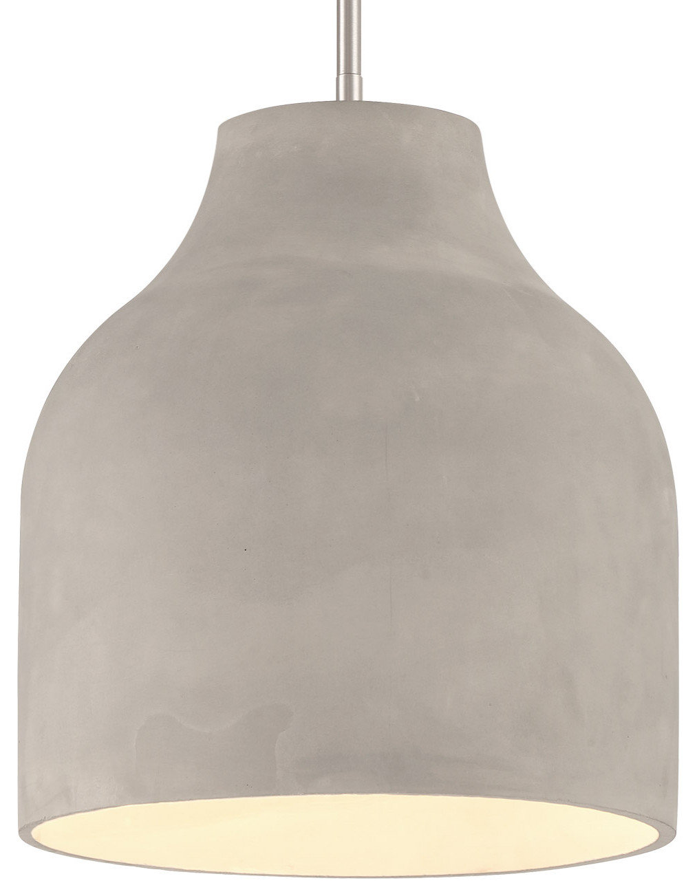 George Kovacs Sima 1 Light Cement Pendant, Burnished Nickel ...