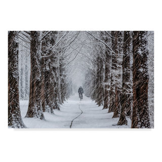 Tiger Seo 'Trace Bike' Canvas Art, 32"x22" - Contemporary - Prints And ...