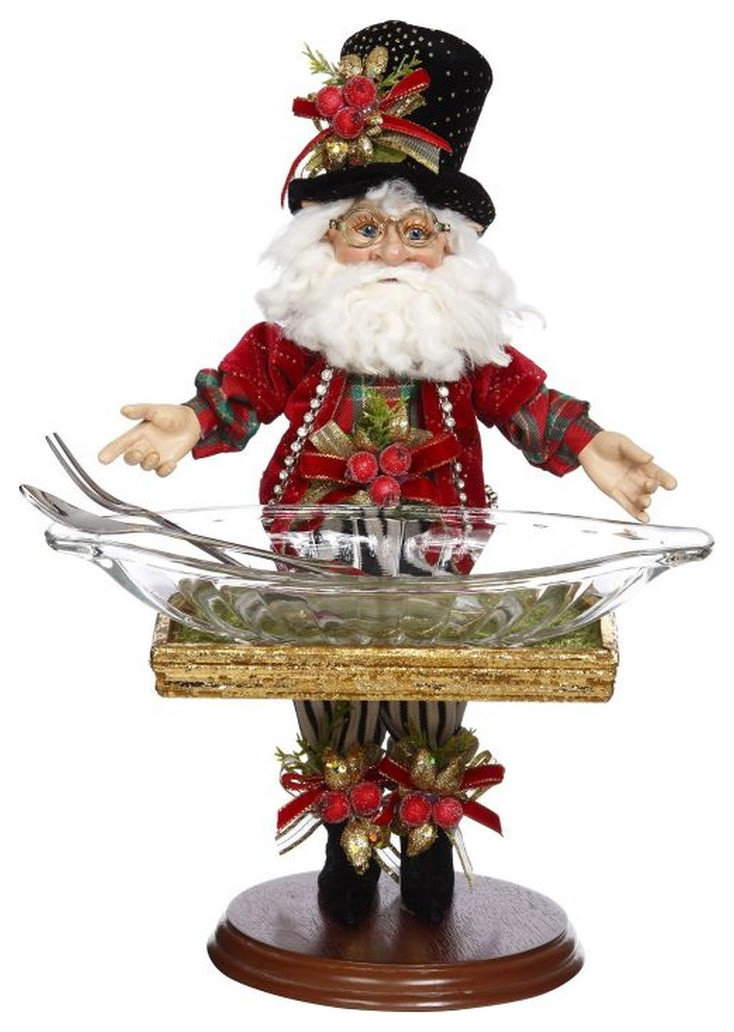 Mark Roberts 2020 Collection Elf with Glass Plate 12.5" Figurine ...