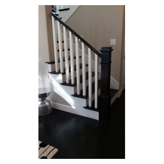 Two-Tone Stairs - Modern - Staircase - Phoenix - by Arizona Stairs, Inc ...
