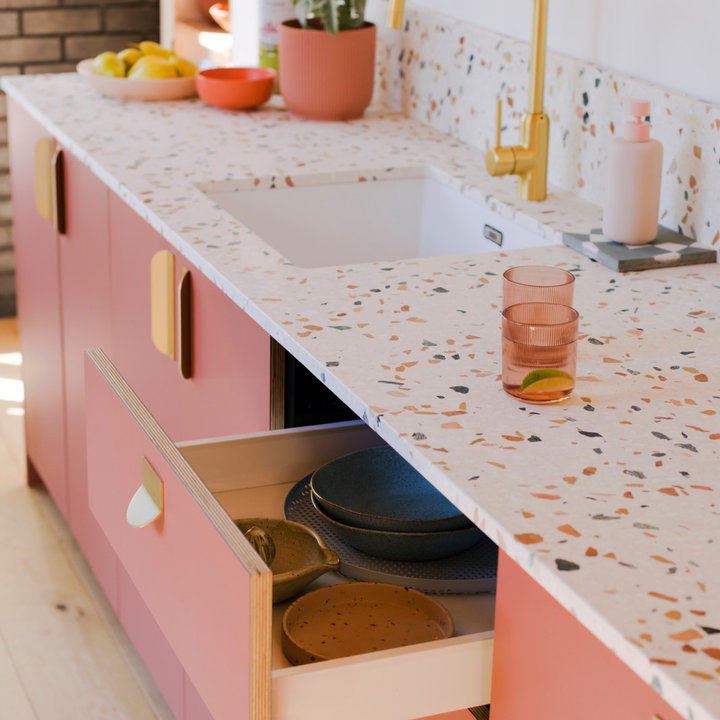 75 Beautiful Kitchen with Terrazzo Benchtops Ideas & Designs - July ...