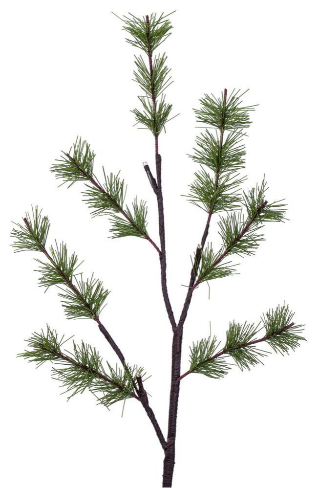 Vickerman LED Mini Pine Twig Tree, 3' - Christmas Trees - by Vickerman ...