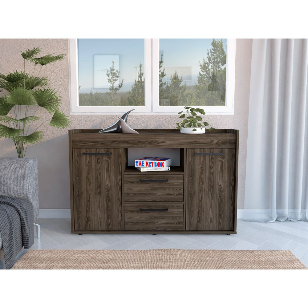 Hart Sideboard, Dark Walnut - Transitional - Buffets And Sideboards ...