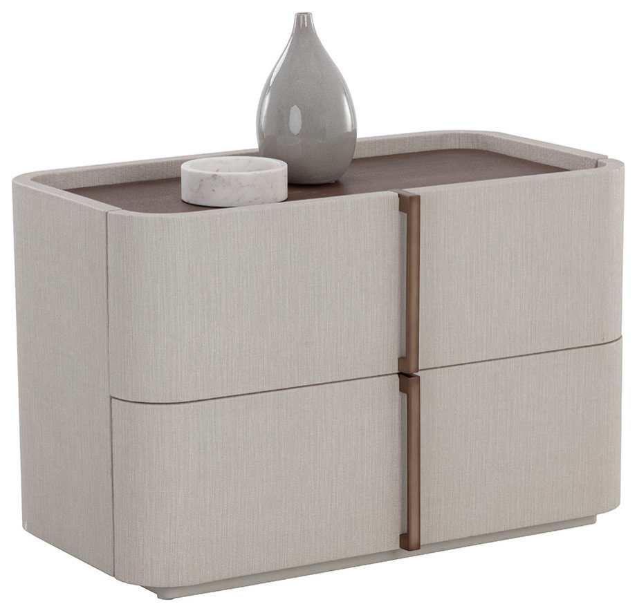 Jamille Nightstand - Transitional - Nightstands And Bedside Tables - by ...