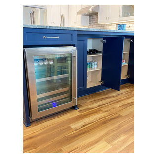 Built-In Beverage Cooler & Island Storage - Home Bar - Other - by DOOR ...