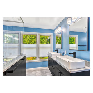 Transitional Primary Bathroom Design Lorton, VA - Transitional ...