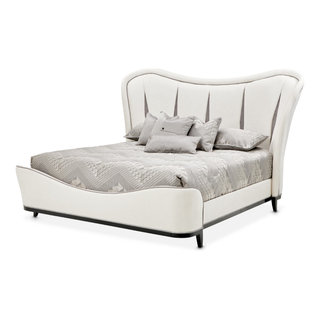 Tuxedo Eastern King Upholstered Bed, Piano Keyboard - Transitional ...